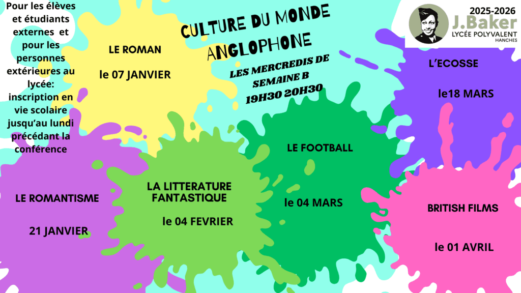 Culture du monde anglophone - Lycée Joséphine Baker